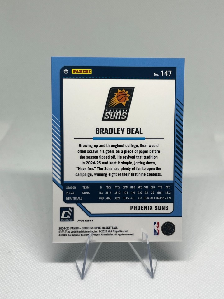 2024-25 Panini Donruss Optic - Bradley Beal #147 Holo Prizm | eBay