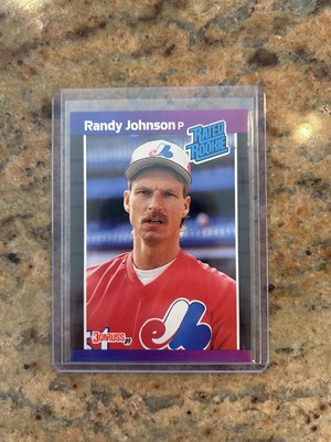 1989 Randy Johnson Donruss Rated Rookie Card #42 *TRIPLE ERROR* | eBay