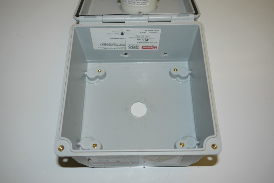 HOFFMAN A664CHQRFG 4X INDUSTRIAL CONTROL PANEL ENCLOSURE HUBBELL ...