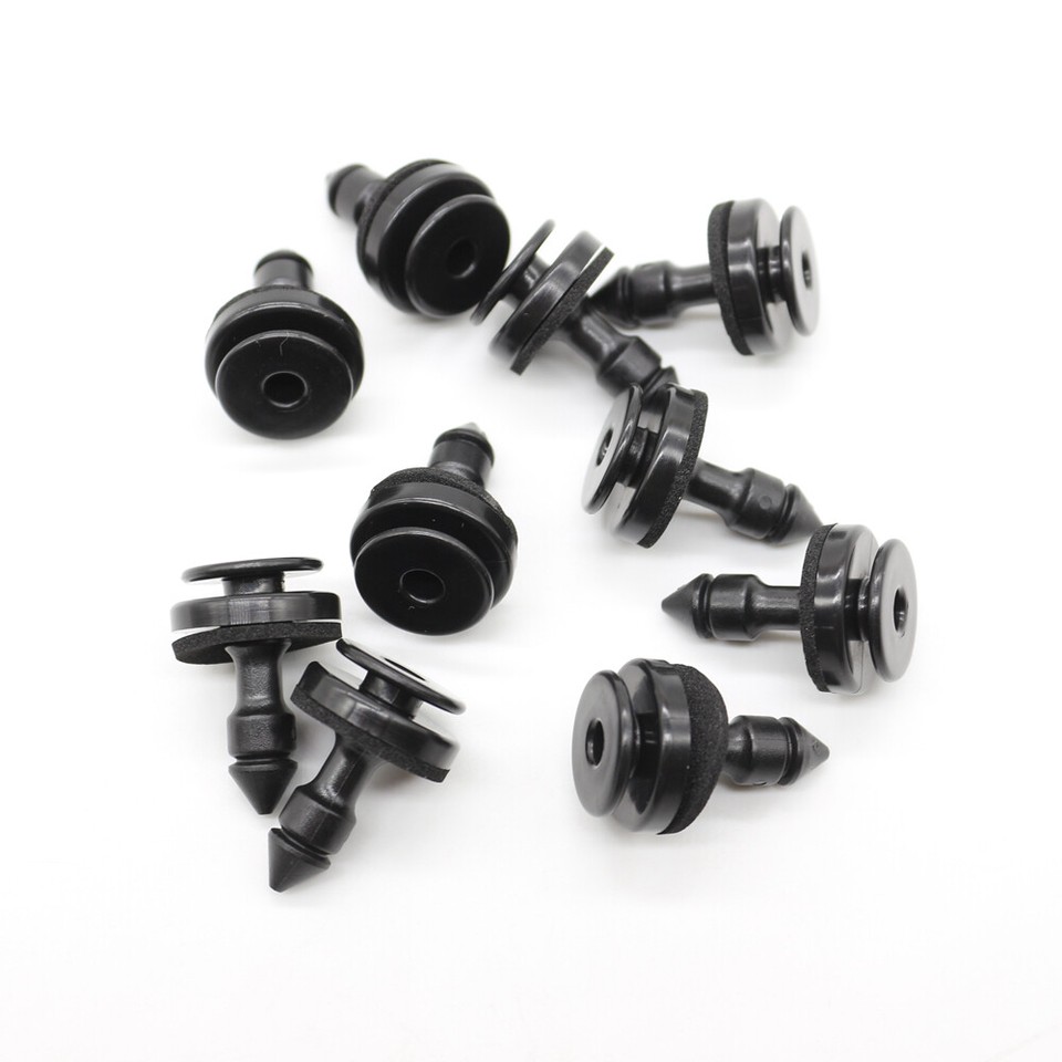 10Pcs Nylon Pin Clips with Sealer for Jaguar XJ Trim Panel & Door Panel ...