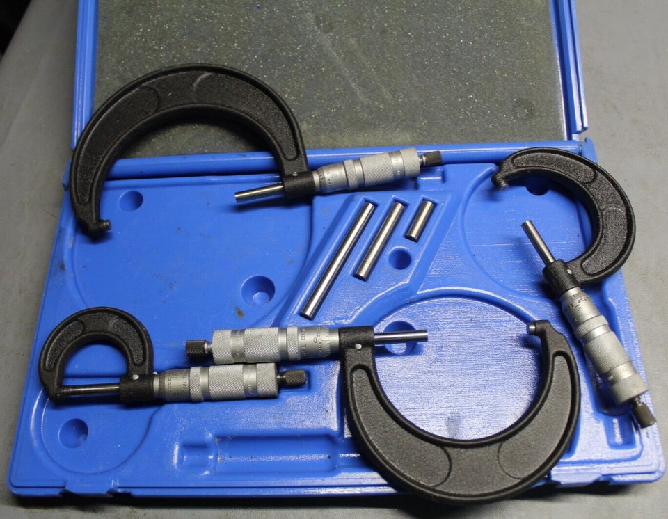 Central Tools 4 Piece Outside Micrometer Set | eBay