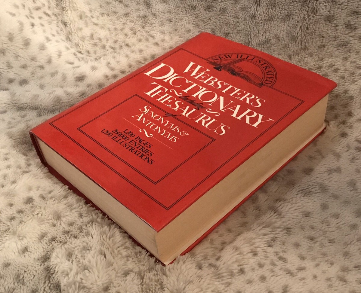 Thesaurus Dictionary NEW Large Print English Dictionary & Thesaurus