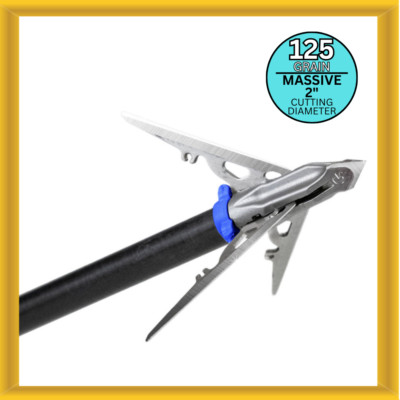G5 Outdoors MM103 MEGAMEAT Expandable Crossbow 125 grain (3 Broadheads ...