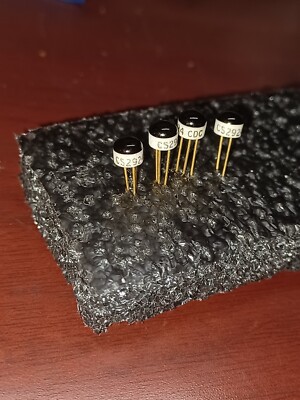 CDC CS2924(2N2924) NPN Si. Transistor/4pcs/NOS/TO106 Ceramic Glob-Top ...