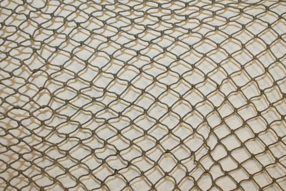 3'x5' Authentic Used Fishing Net Old Vintage Fish Netting Nautical ...