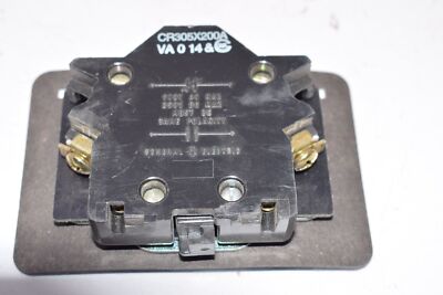 GE General Electric CR305X200A Auxiliary Contacts Block 600V AC MAX | eBay