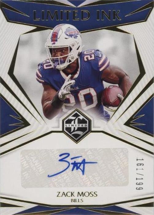 2021 Panini Limited - Limited Ink Zack Moss #LI-ZM /199 (AU) online ...