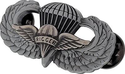 Jump Wing Basic Airborne Rigger Badge Insignia US Army Parachute ...