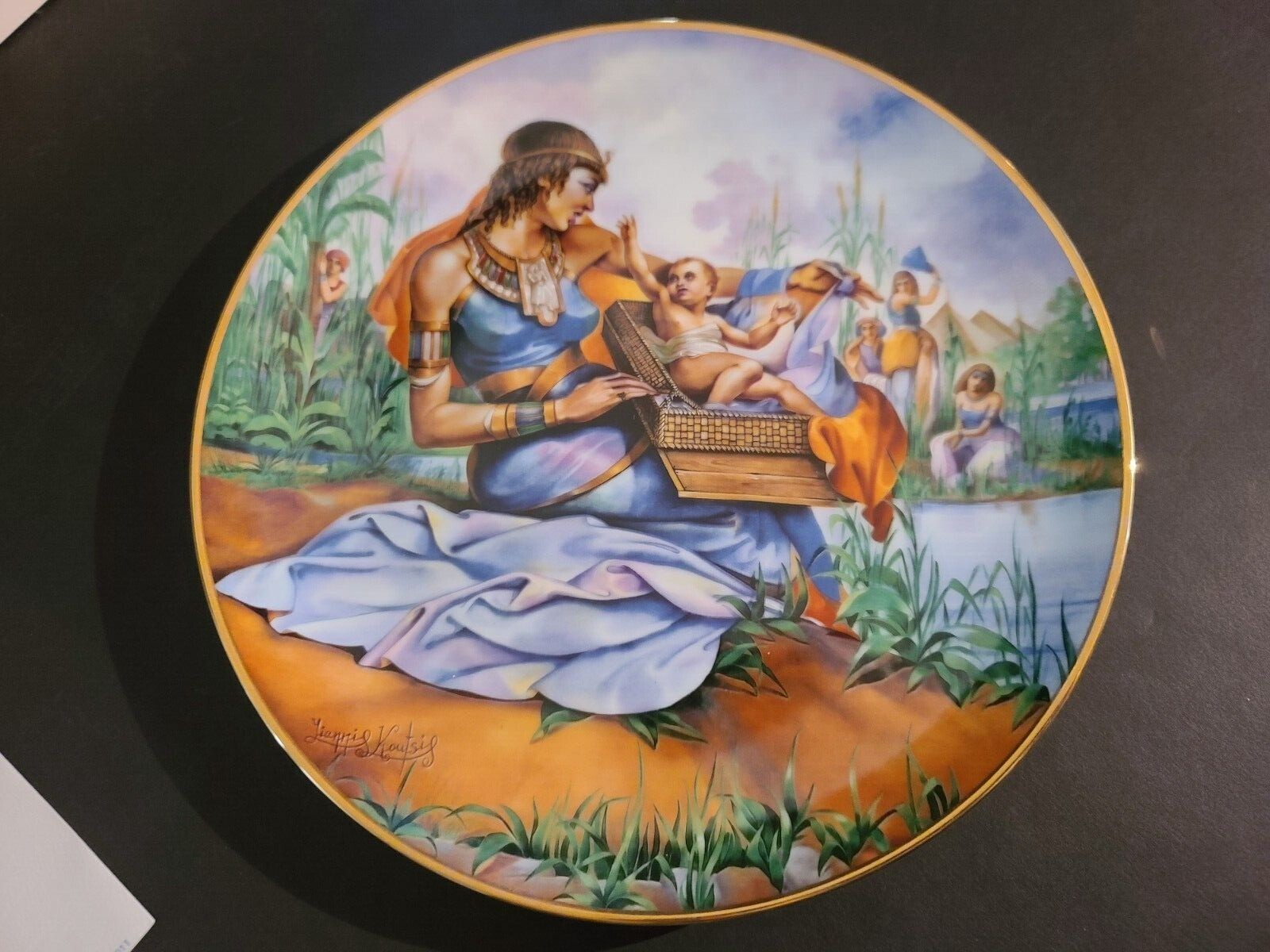 The Promised Land Collectors Plate Pharaoh’s Daughter Yiannis Koutsis W ...