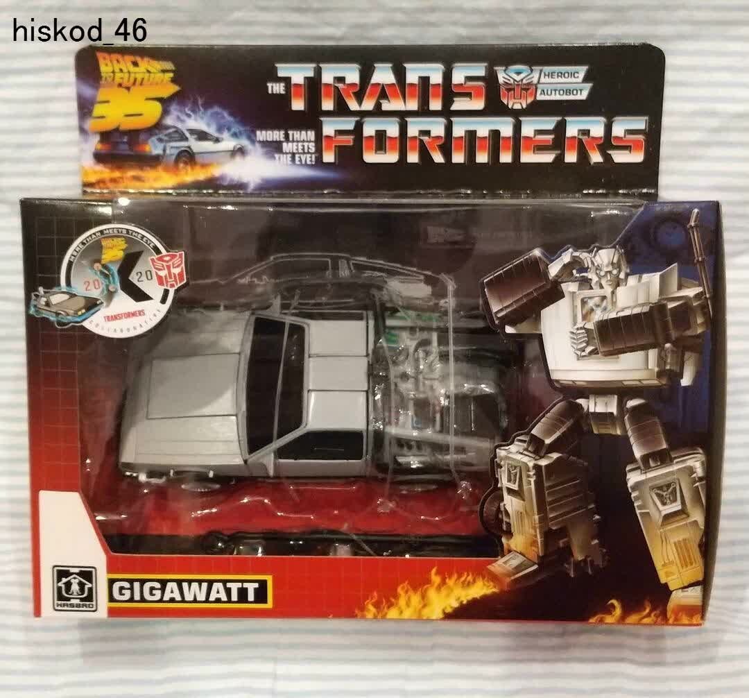 Transformers Back to the Future 35th Anniversary Gigawatt DeLorean ...