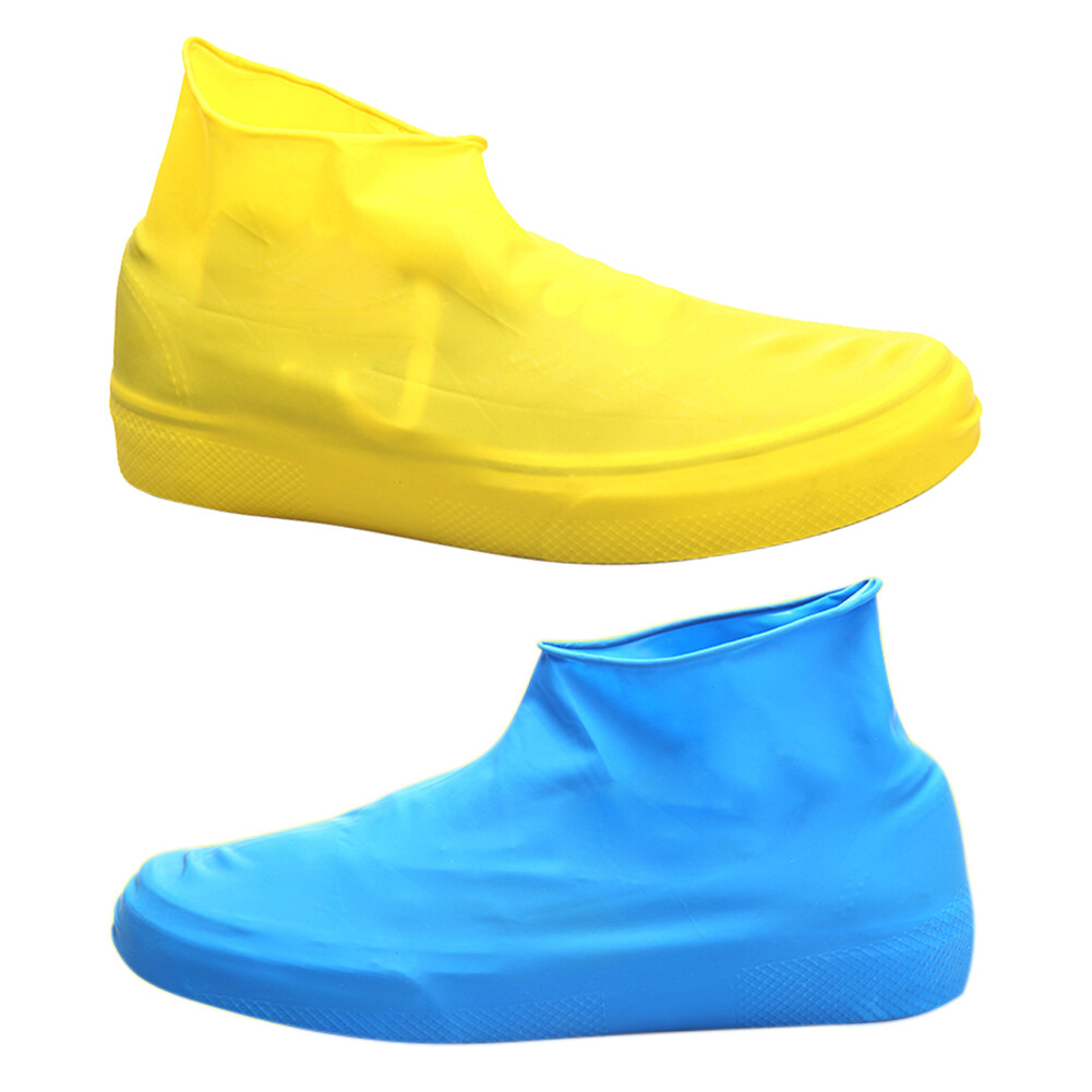 1Pair Boots Cover Lightweight Rubber Foot Covers Solid Color for Skiing ...