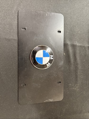 BMW Stainless Steel Marque License Plate Booster Tag | eBay