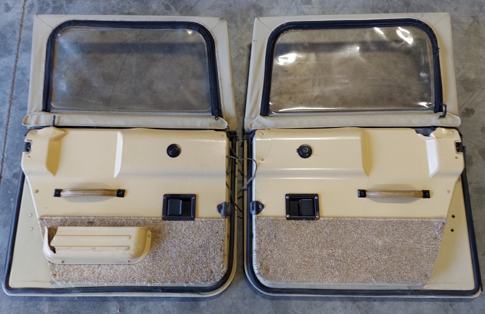 Set of 4 Original HUMMER H1 Doors OEM Steel Factory Half-Doors AM ...