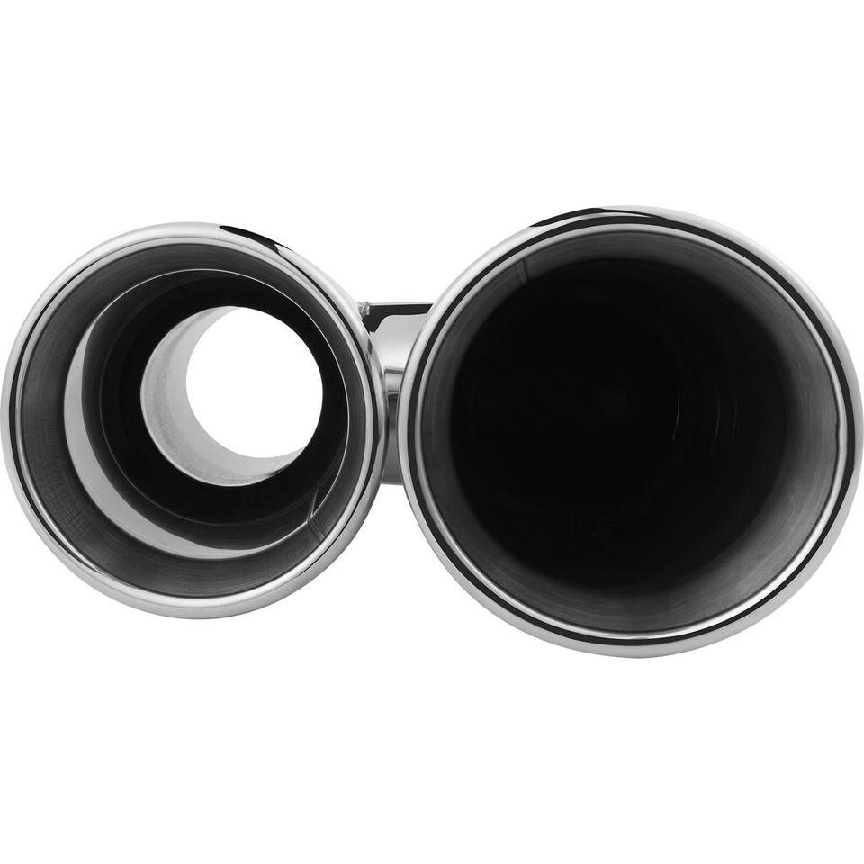 For Ford Mustang 2.5" to 4" Dual Exhaust Quad Tips Double Wall ...