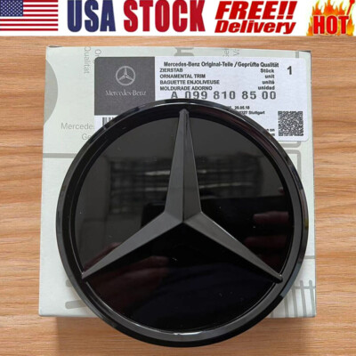 MERCEDES-BENZ S CLASS COUPE C238 REAR BLACK STAR BADGE A0998108500 REF ...