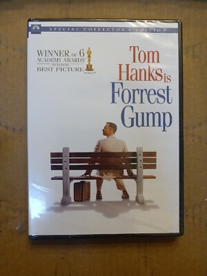 Forrest Gump Collectors Edition DVD, 2006, 2-Disc Set Sealed Small Rip ...