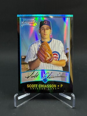 2001 Bowman Chrome Baseball Scott Chiasson Refractor Rookie RC Card ...
