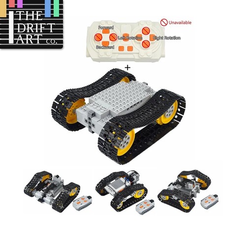 Technic for Lego Kits Tank Motor w Caterpiller Chain Building Blocks ...
