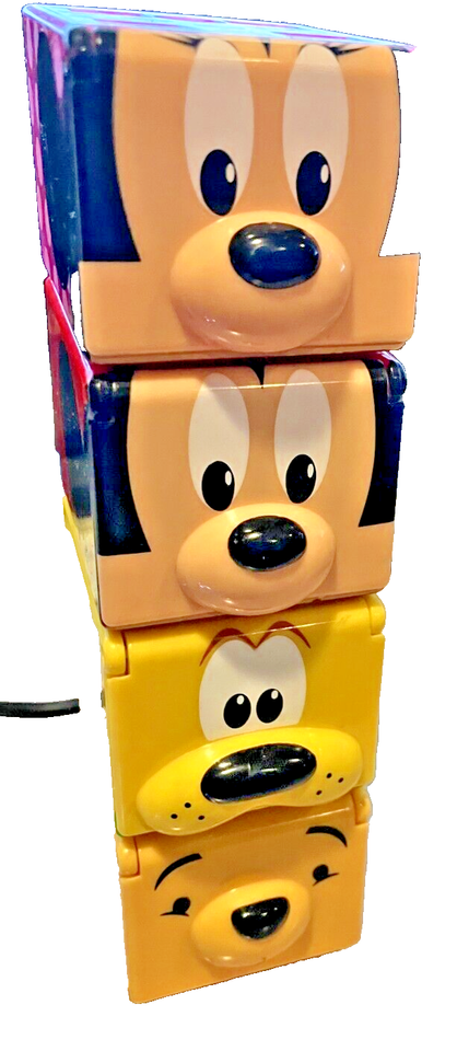 Disney Cubee Lot (4) Musical Cubes Figures Takara Japan Exclusive Toy ...