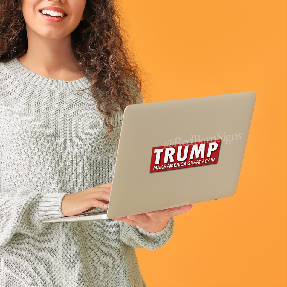 TRUMP Mini stickers RED Mini Pro Trump Stickers Pro Trump Decals 3 ...