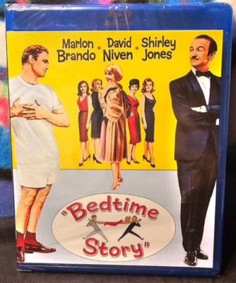 Bedtime Story (Blu-ray, 1964) Marlon Brando, David Niven, Shirley Jones ...