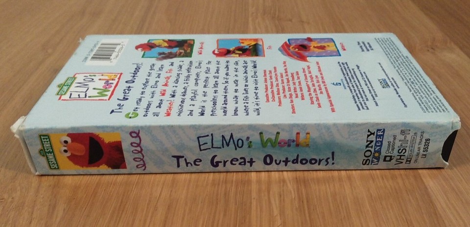 Elmo's World The Great Outdoors! VHS 03 Sesame Street Elmos Fish ...