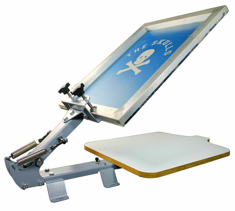 TECHTONGDA DIY 1 Color 1 Station Silk Screen Printing Table Press ...
