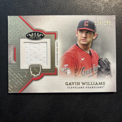 2024 Topps Tier One Gavin Williams Rookie Relic /199 | eBay