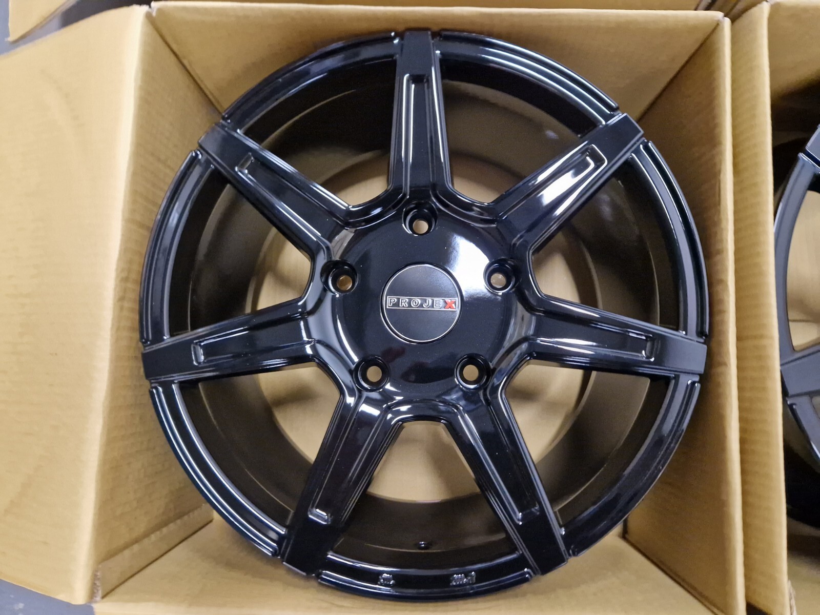 Projex Brute 18" Ford Transit Custom Gloss Black Alloy Wheels. MSRT ...