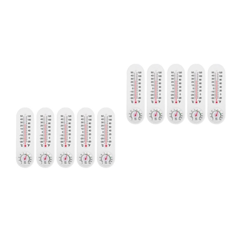 10 pcs Maximum Minimum Thermometer Garden Humidity Meter Greenhouse ...