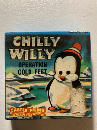 VTG Castle Films 8mm CHILLY WILLY The Cold Penguin Operation Cold Feet ...
