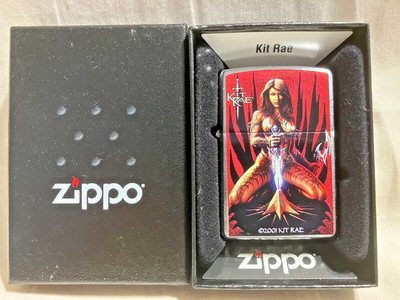 Unfired & Sealed KIT RAE ALUEN Zippo Lighter & Matching Box | eBay