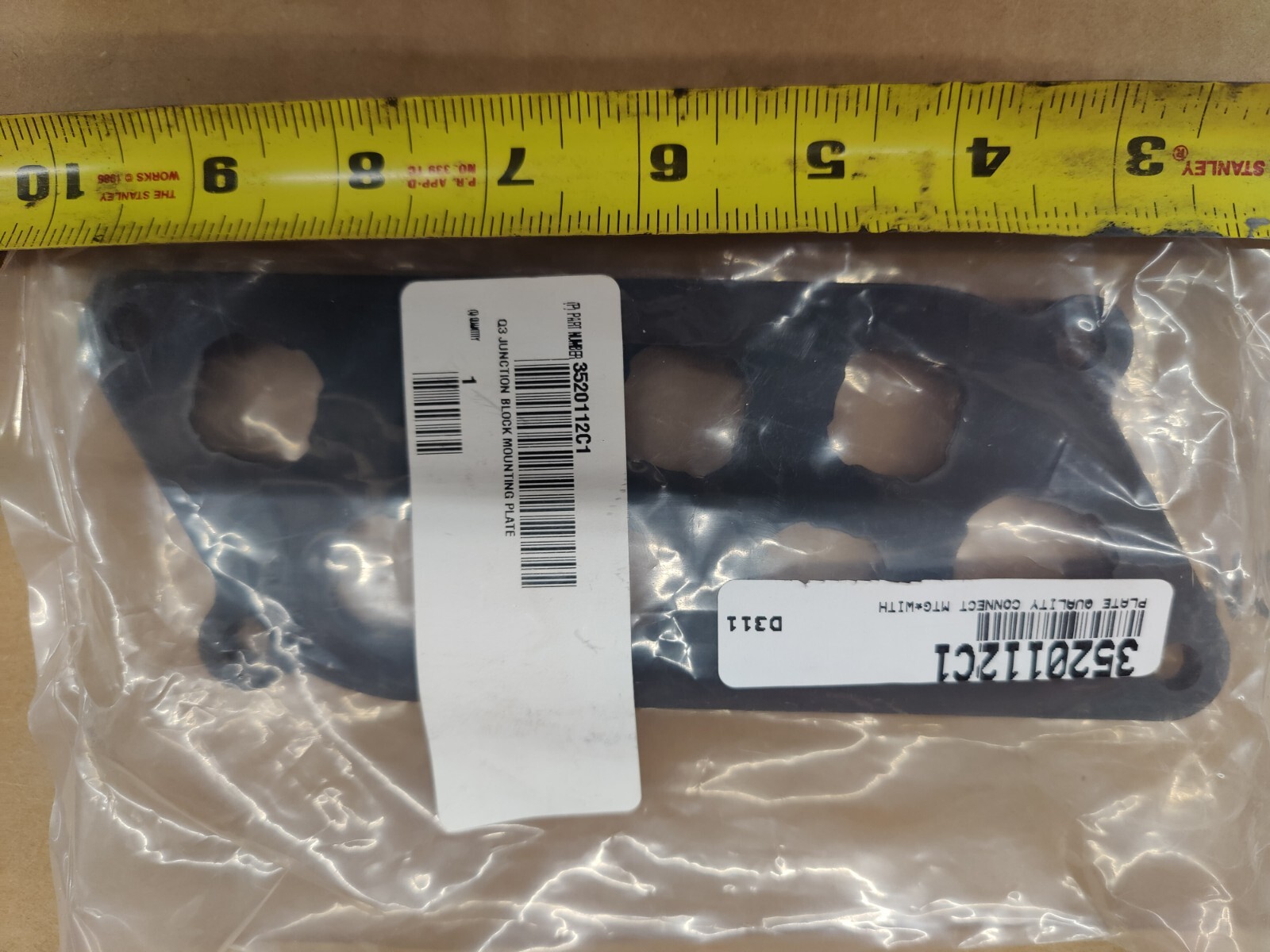 SC 3520112C1 - PLATE, MOUNTING QUALITY CONNECT W/GASKET | eBay