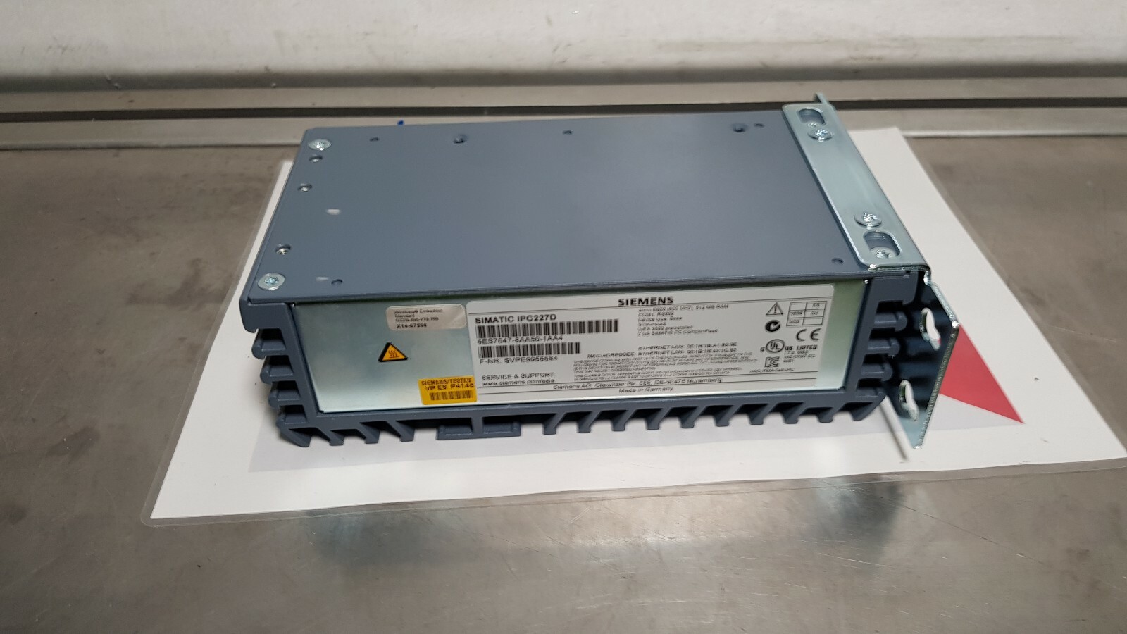 6ES7 647-8AA50-1AA4 SIEMENS SIMATIC IPC227D used 6ES7647-8AA50-1AA4 ...