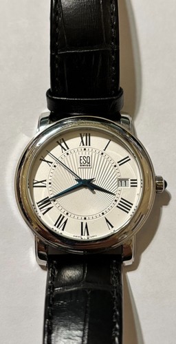 esq swiss mens watch movado stainless New Old Stock | eBay