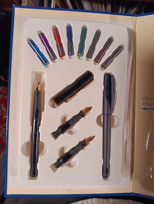 Calligraphy Learning Kit Walter Foster With Pens Fountain Pens | eBay