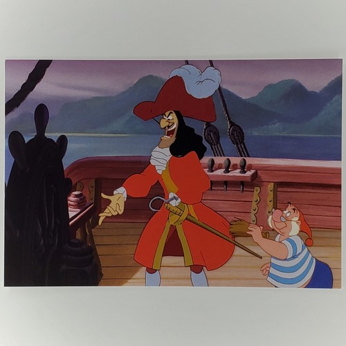 Peter Pan Postcard Captain Hook Mr. Smee Disney Animation Characters ...