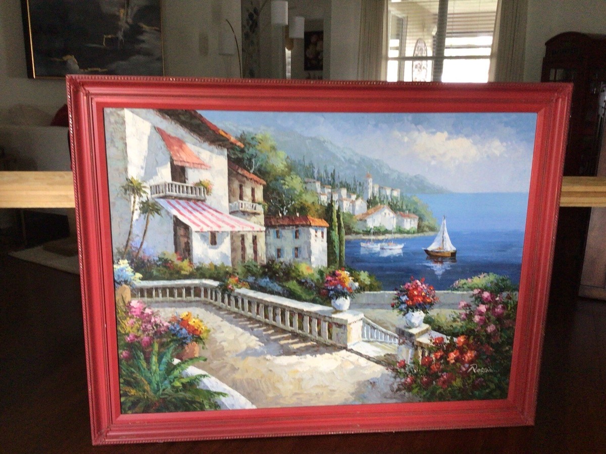 Rossini Artist Signature Left Side Rossini Painting Etsy UK