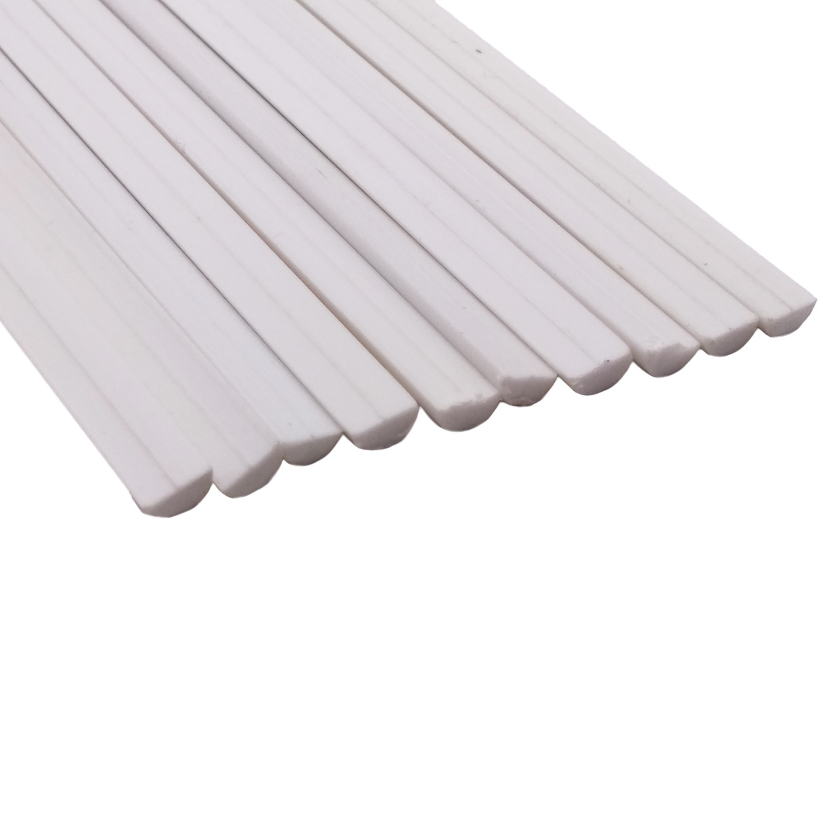 US Stock 10pcs ABS Styrene Plastic Half Round Bar Rod 5mm ±10% Dia. 9. ...