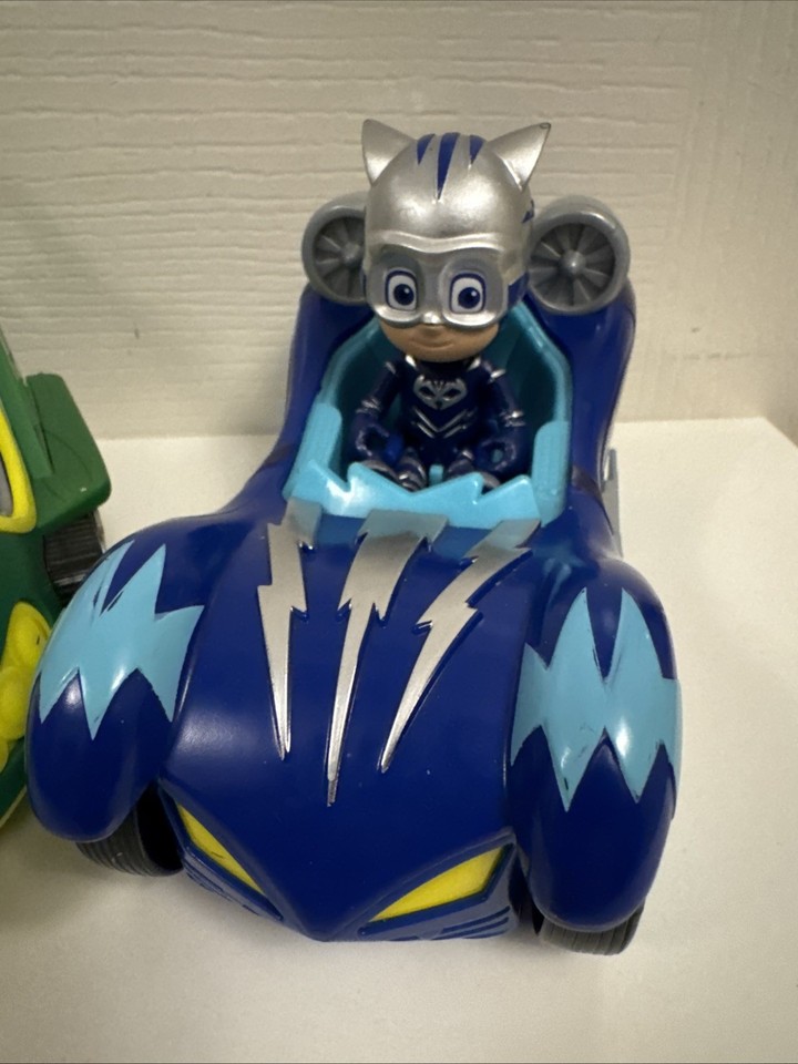 PJ MASKS Speed Booster Vehicle And Figure - Cat Boy And Gekko - Vgc ...