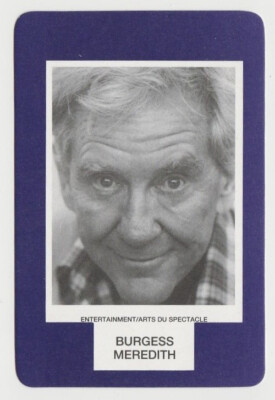 Burgess Meredith 1993 Face to Face Game Card - Single Card from ...
