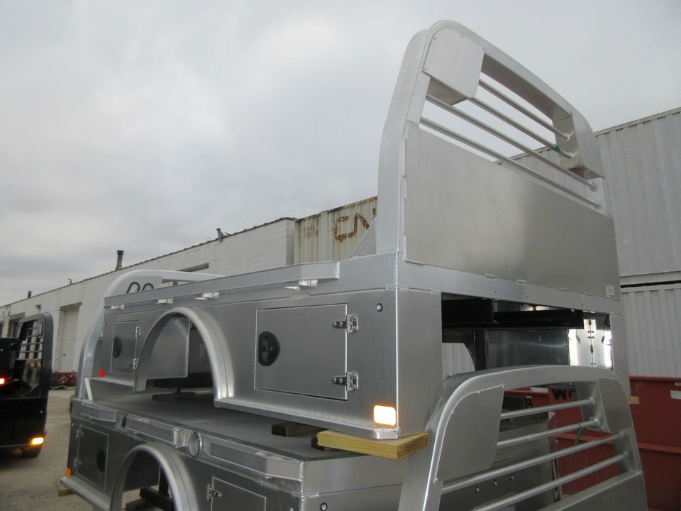 Clearance! CM Aluminum Skirted ALSK Flatbed SINGLE Rear Wheel CHASSIS ...