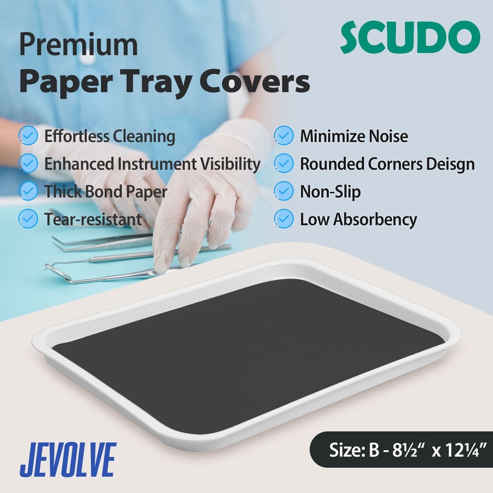 1000PCs Premium Paper Tray Covers Size B 8.5"x12.25" Disposable for ...