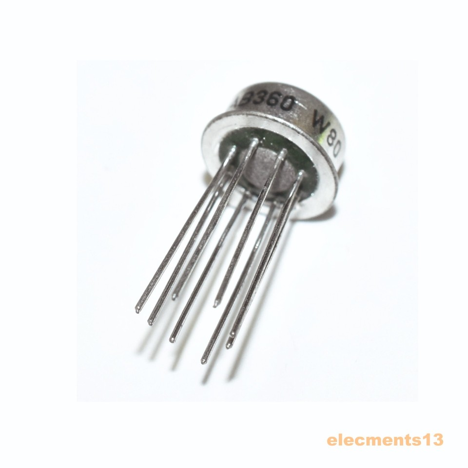 MAB360 TESLA INTEGRATED CIRCUIT VOLTAGE COMPARATOR TO99-8= LM360H ...