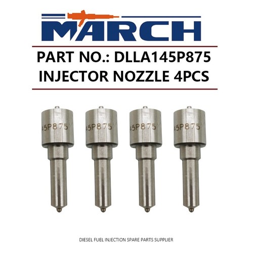 4Pcs Injector Nozzle DLLA145P875 for Mitsubishi Pajero Triton 3.2d 4M41 ...