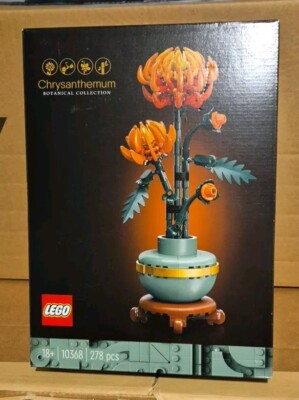 LEGO 10368 Icons Botanical Collection Chrysanthemum Flower Boxes Not ...