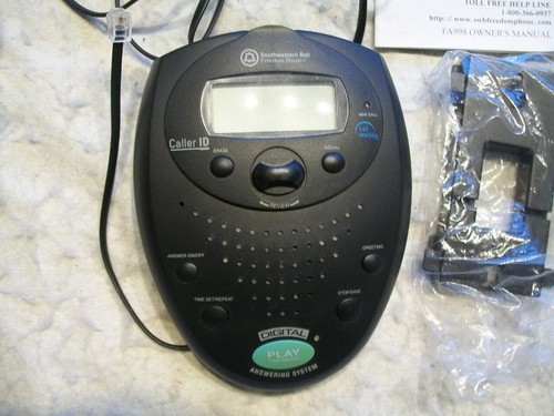 Southwestern Bell DIGITAL ANSWERER Call Waiting Caller ID FA998 | eBay
