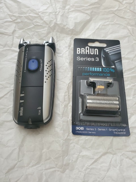 Braun Syncro System 7526 Cordless Rechargeable Men's Electric Shaver ...