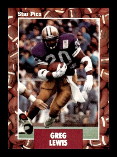 1991 Star Pics Greg Lewis #82 | eBay