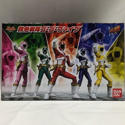 Bandai SHODO SUPER GoGoFive Action Figures Set - Kyuukyuu Sentai Go Go ...